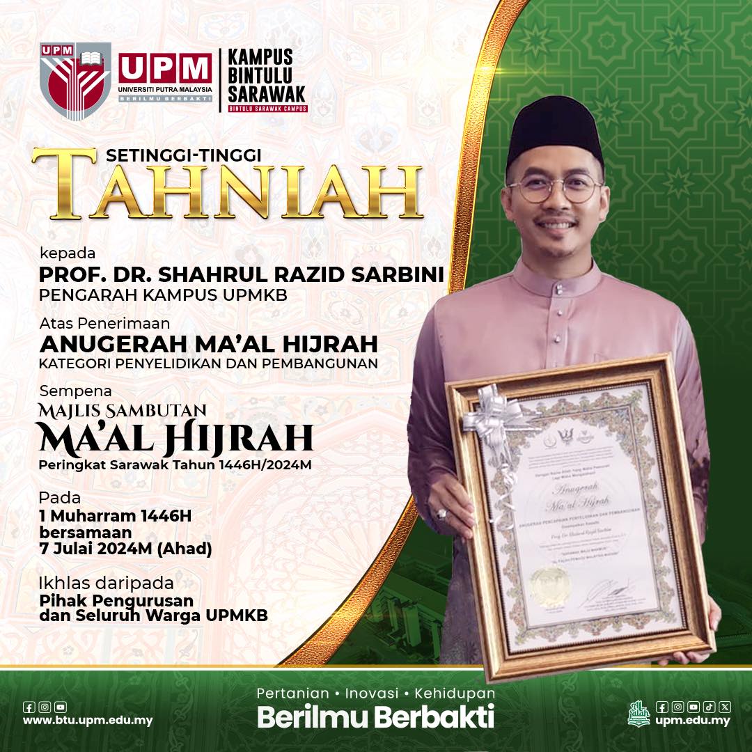 PROF. DR. SHAHRUL RAZID SARBINI DIANUGERAHKAN TOKOH MAAL HIJRAH ...